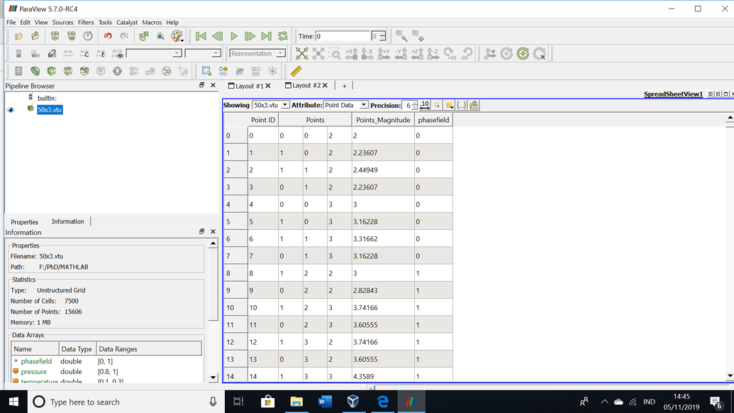 Change Point Value ParaView Support ParaView