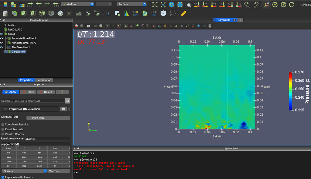 Using user-defined variable in calculator/python calculator - ParaView ...