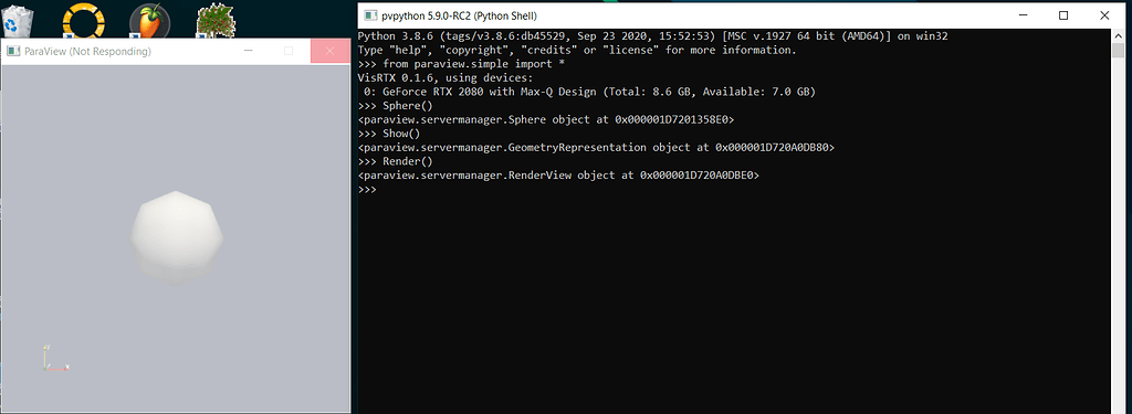Calling Render Seems to Crash pvpython - ParaView Support - ParaView