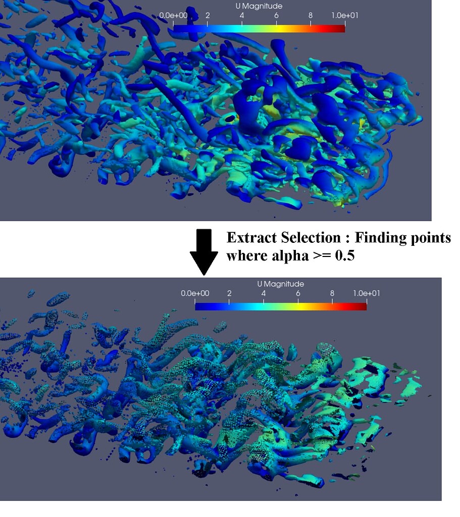 3D Surface Contour - Extract Selection - ParaView Support - ParaView