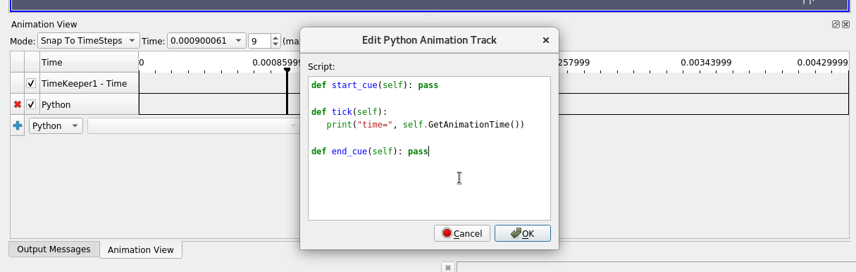 How To Execute A Python Script Every Step Of An Animation ParaView Support ParaView