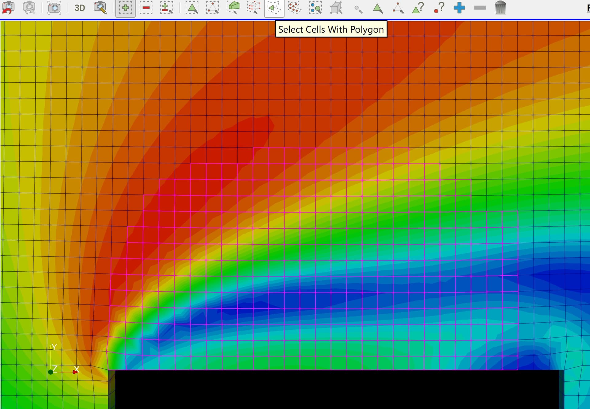 Contour Label And Area Calculation U Magnitude In ParaView ParaView Support ParaView
